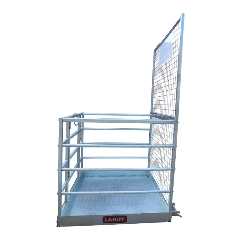 48'' x 45'' 2 Person Forklift Safety Lift Platform Cage - LANDY ...